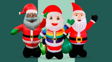‘Inclusive Christmas’ makes holiday inflatables way more interesting